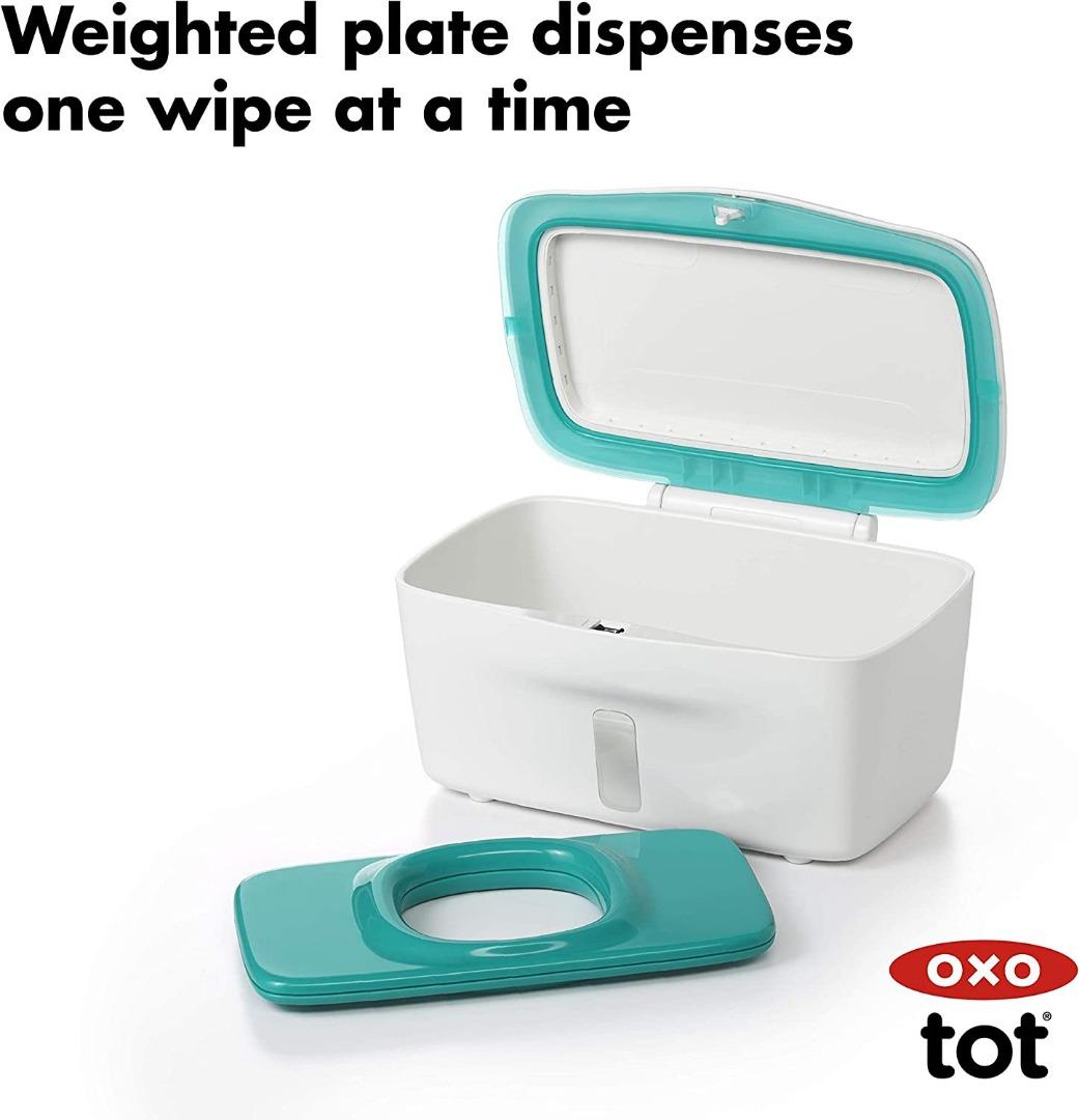 [instock] OXO Tot Perfect Pull Wipes Dispenser, Teal, Furniture & Home ...