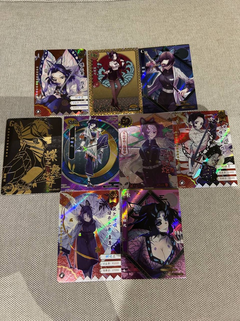 【INSTOCK】Demon Slayer Card | Shinobu and Kanao | Hashira | KNY | Rare ...