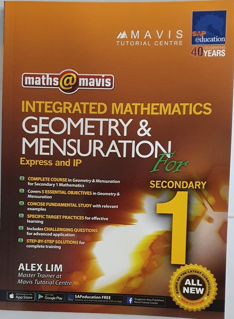 Integrated Mathematics - Geometry & Mensuration Sec 1, Hobbies & Toys ...