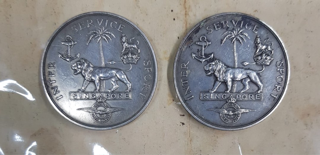 Inter service sport Singapore coin medal, Hobbies & Toys, Memorabilia ...