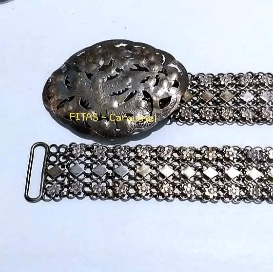 IP.1S-- 1 PC IKAT PINGGANG PERAK KUNO ASLI ANTIK PERANAKAN CHINA DI ...