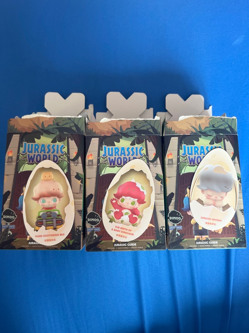 Dimoo Jurassic world popmart, Hobbies & Toys, Toys & Games on Carousell