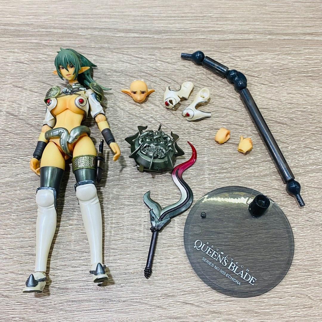Kaiyodo Revoltech Queen’s Blade Series No.0003 Echidna 海洋堂 山口式 女王之刃 Queen Blade 歷戰之傭兵 艾基德娜 女皇之刃 ...