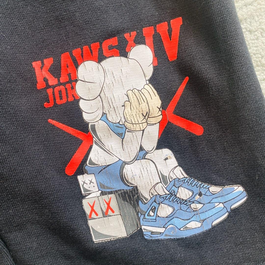 Kaws Boysland Kids Shorts Boy Black Pants KAWS x IV, Babies & Kids ...