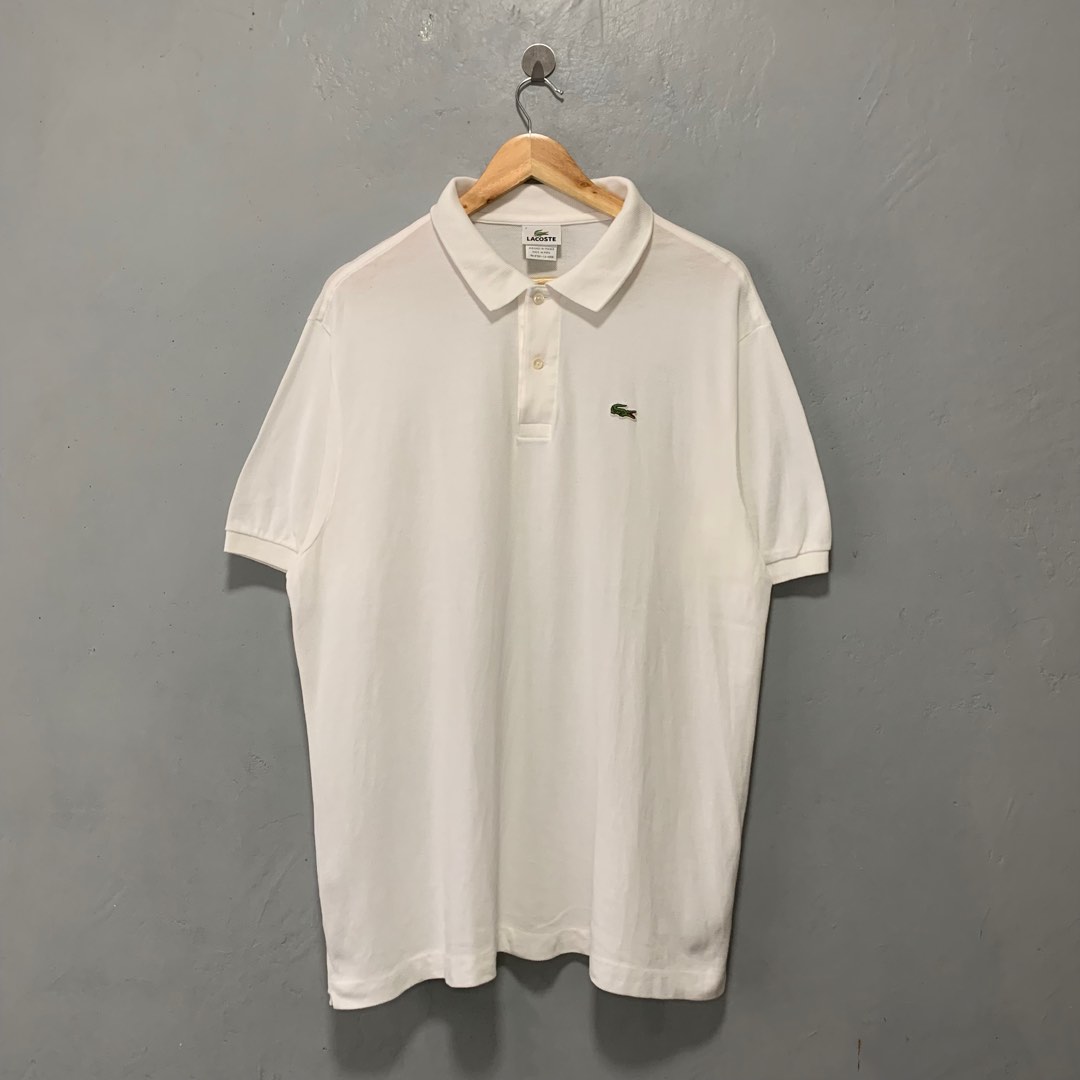 Lacoste White Polo Shirt, Men's Fashion, Tops & Sets, Tshirts & Polo Shirts on Carousell