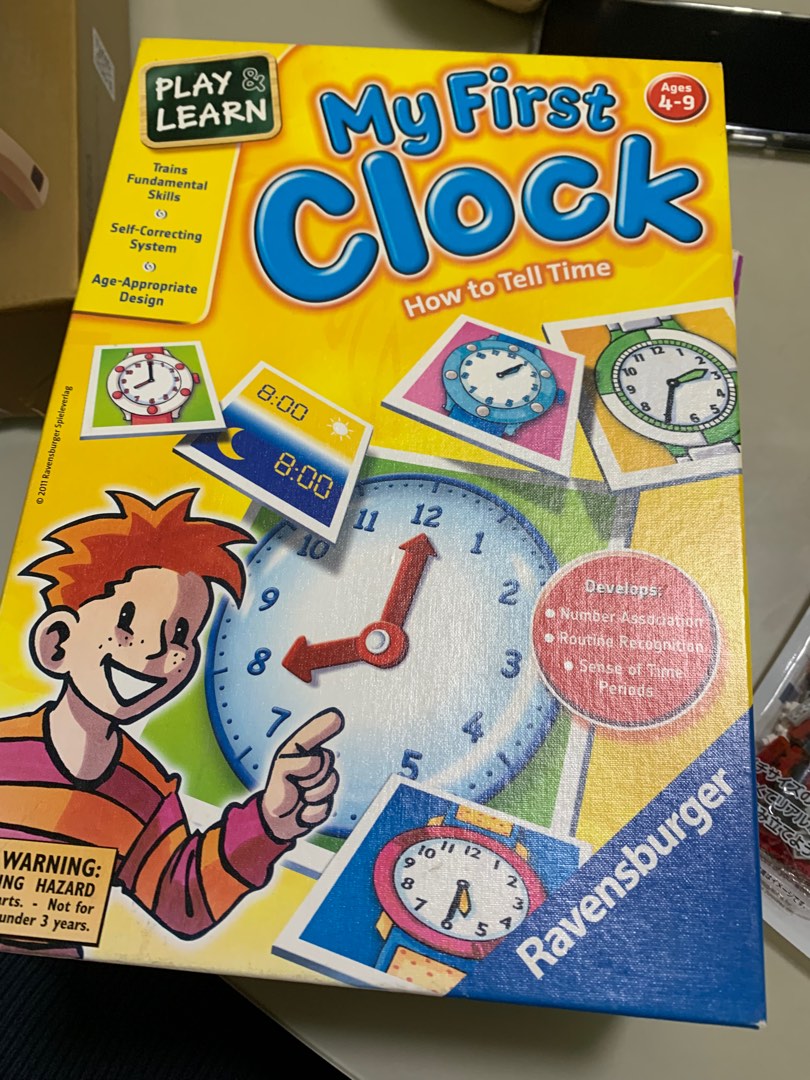 Learn how to tell the time ( Kids game), Hobbies & Toys, Toys & Games ...
