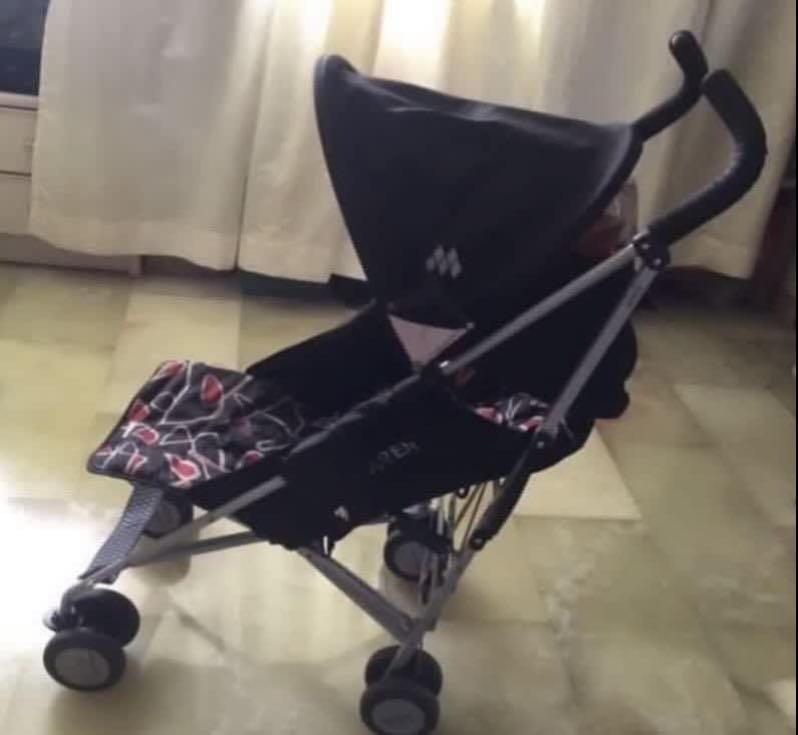 Light weight Maclaren baby stroller with free fisher price rocker ...
