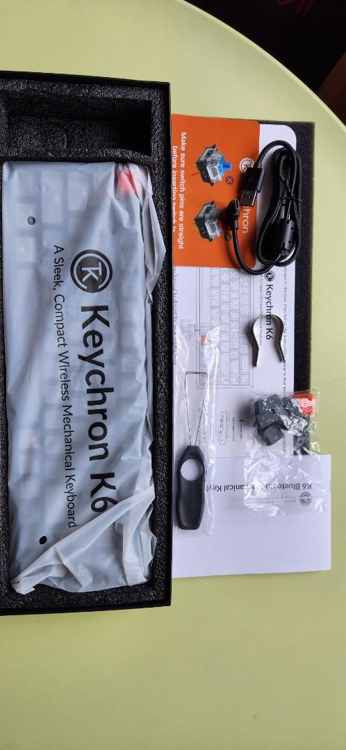 Like New KeyChron K6 RGB, brown mechanical switch Keyboard for sale, Computers & Tech, Parts ...