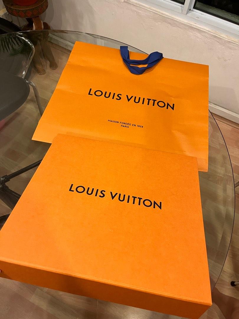 Louis Vuitton Paper Bag and Box, Luxury, Accessories on Carousell