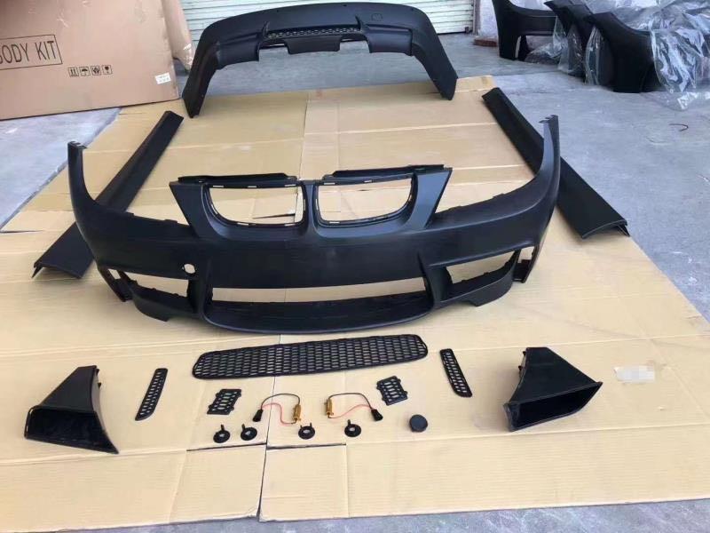 M1 BUMPER BMW 3 SERIES E90 E92 E93 FRONT BODYKIT FULL KIT LIP REAR ...