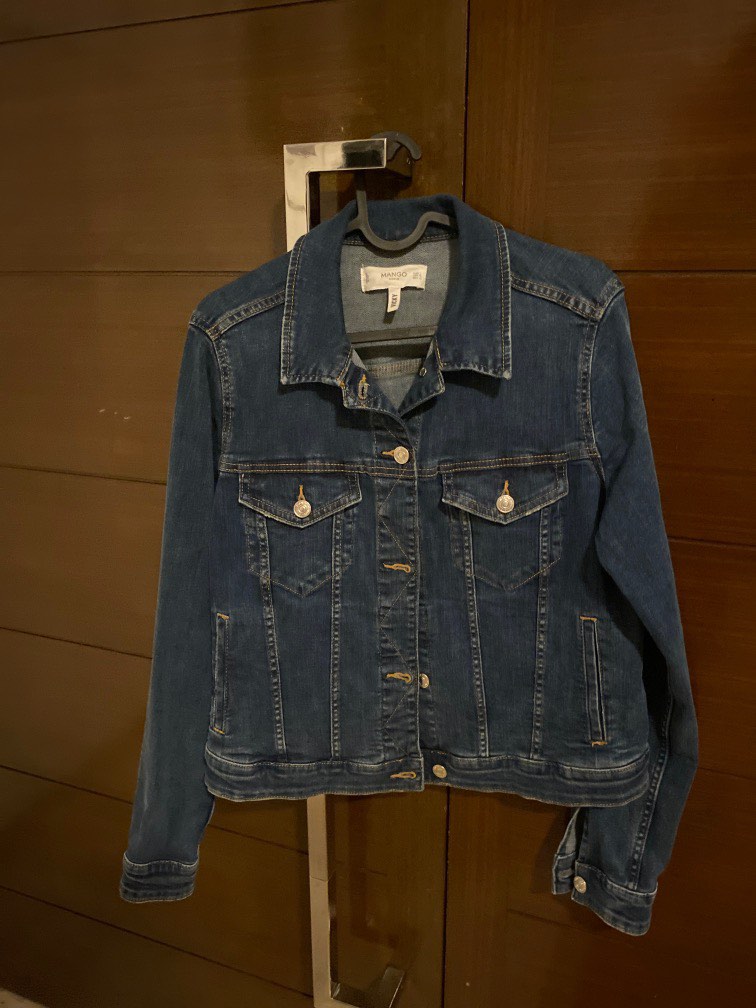 Mango brand denim jacket, Men's Fashion, Coats, Jackets and Outerwear ...