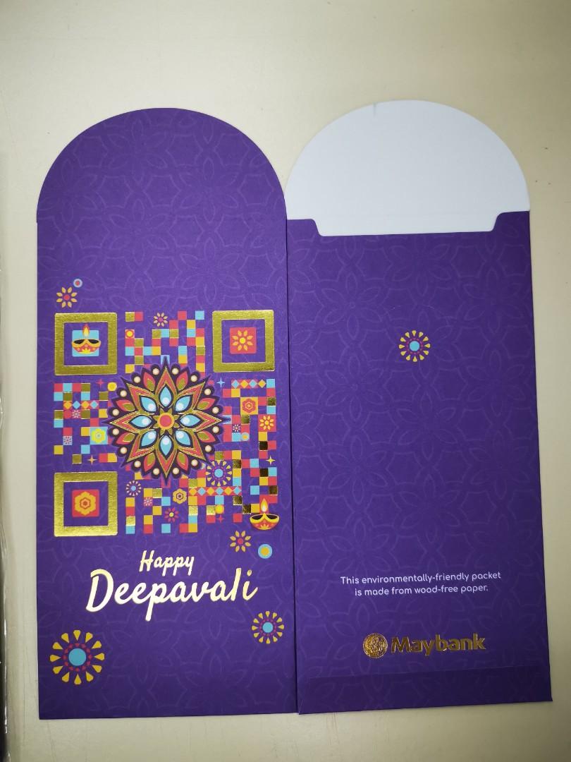 Maybank Deepavali 2022 Ang Pow / Red packet /Sampul Duit Raya, Hobbies ...
