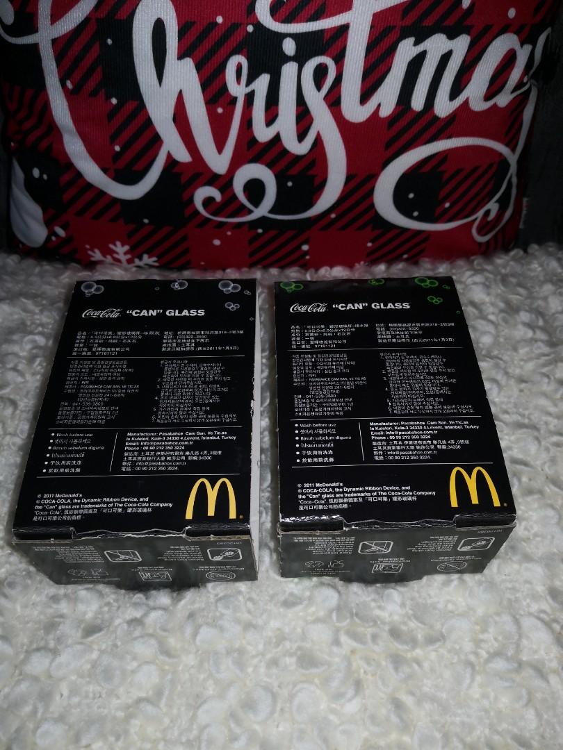 Mcdonalds 2011 Coca Cola Glass Can Limited Edition Hobbies And Toys Memorabilia And Collectibles