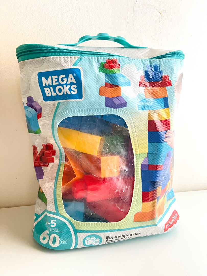 Mega Bloks 60pcs Fisher Price, Bayi & Anak, Mainan & Baby Walker di ...
