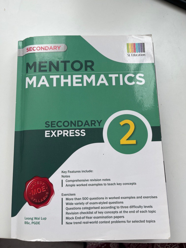 Mentor Mathematics sec2 express | all u need to ace ur maths, Hobbies ...