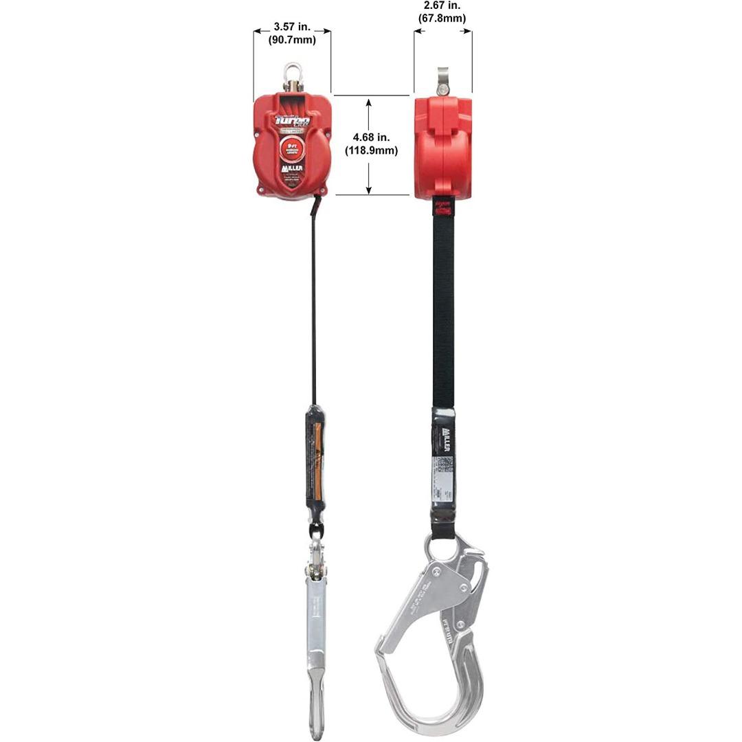 Miller TurboLite Personal Fall Limiters - 9FT Foot Personal Fall ...