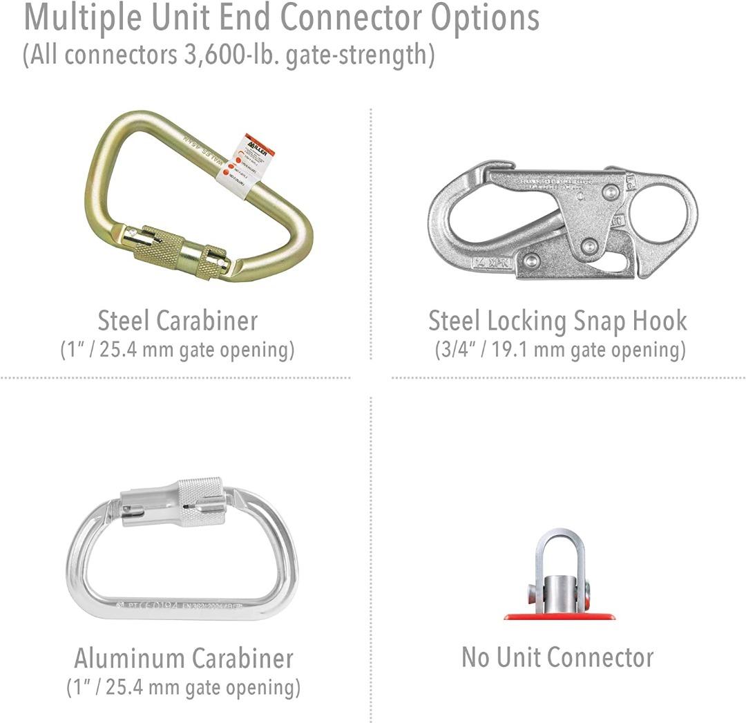Miller TurboLite Personal Fall Limiters - 9FT Foot Personal Fall ...