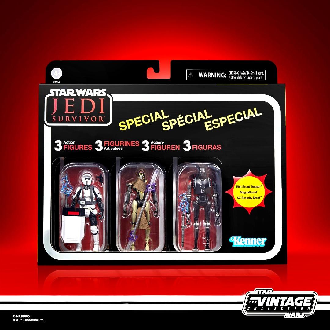 MISB Star Wars Jedi Survivor Riot Scout Trooper, Magnaguard And KX ...