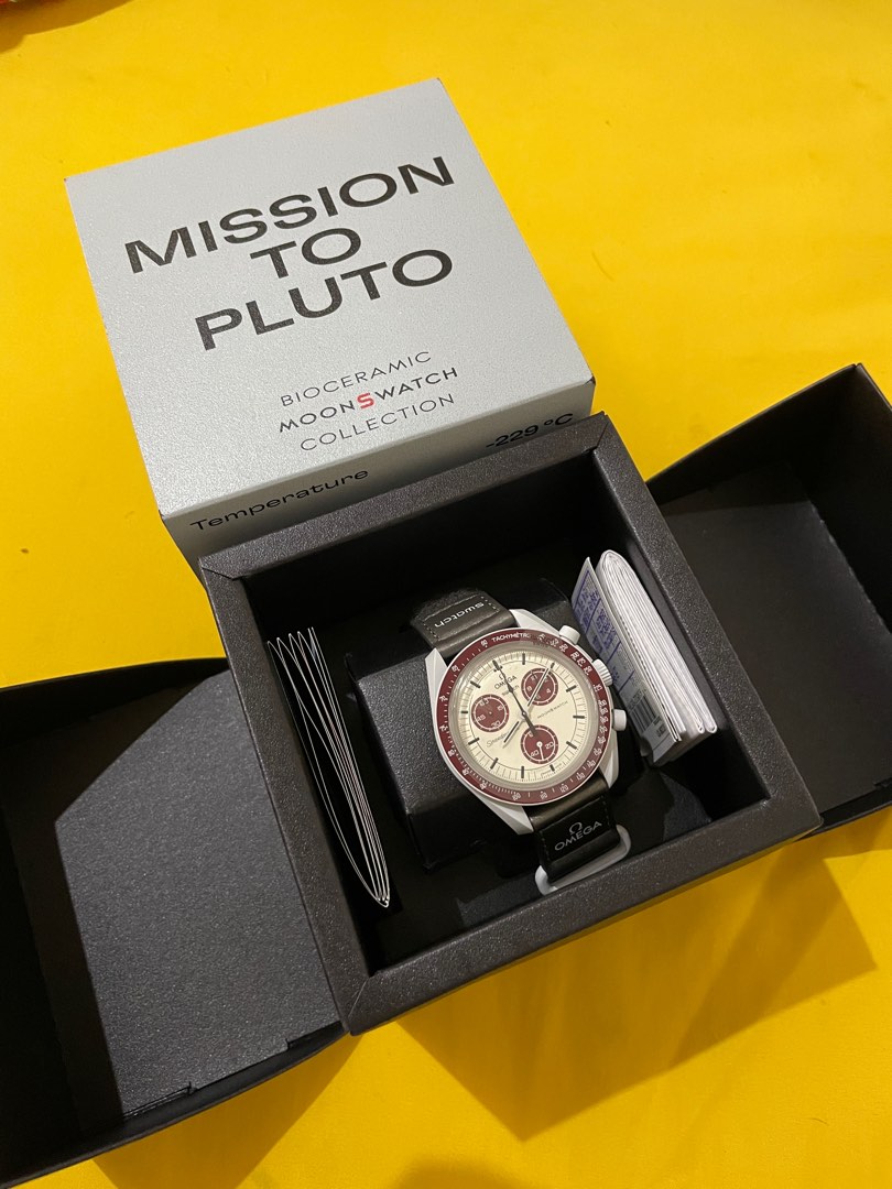 Mission to Pluto Moonswatch, Men's Fashion, Watches & Accessories ...