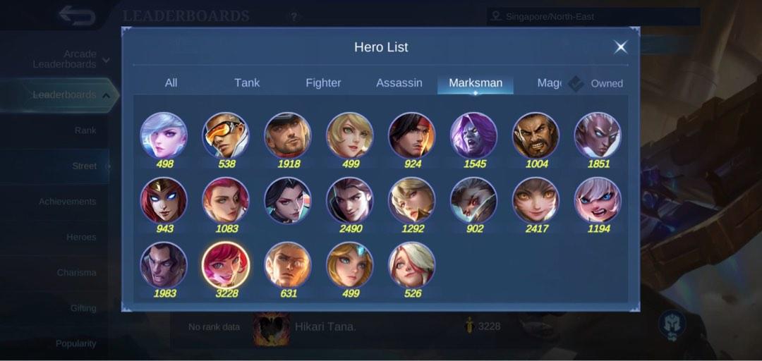 mobile legends account / mlbb account / ml account / ml acc / ling lord ...