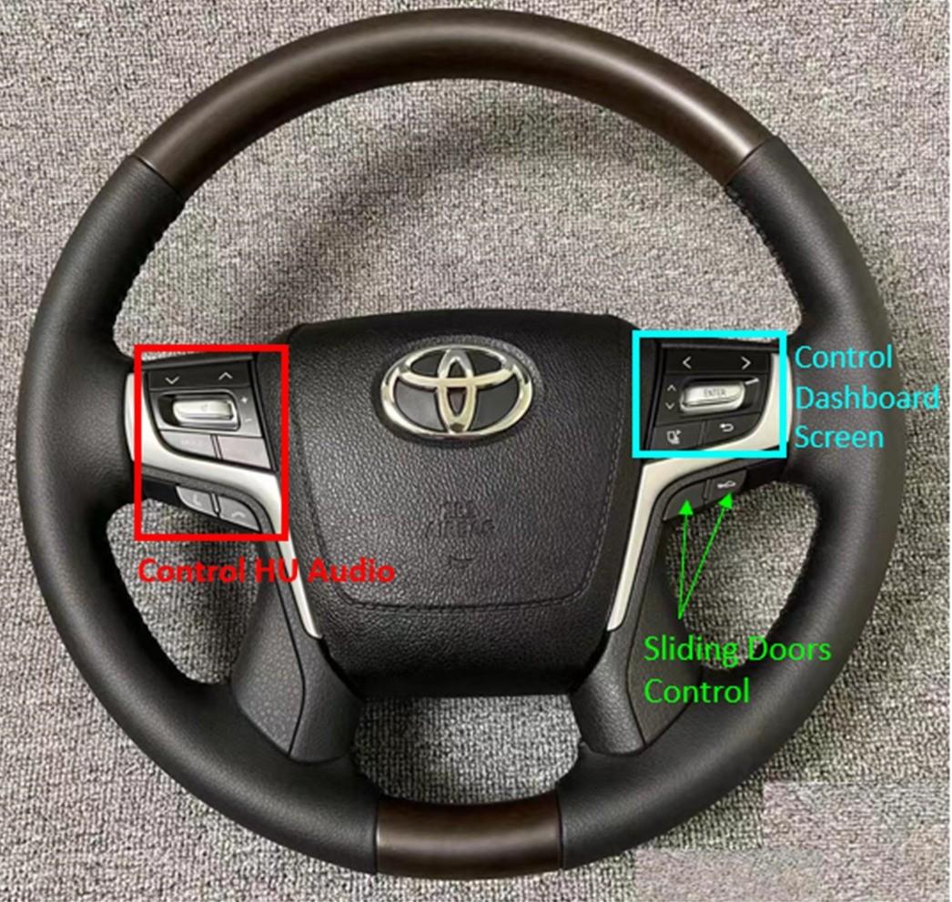 Modified steering wheel for noah Voxy Esquire, Car Accessories ...