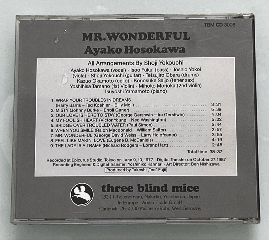 Mr Wonderful - Ayako Hosokawa, Hobbies & Toys, Music & Media, CDs & DVDs on Carousell