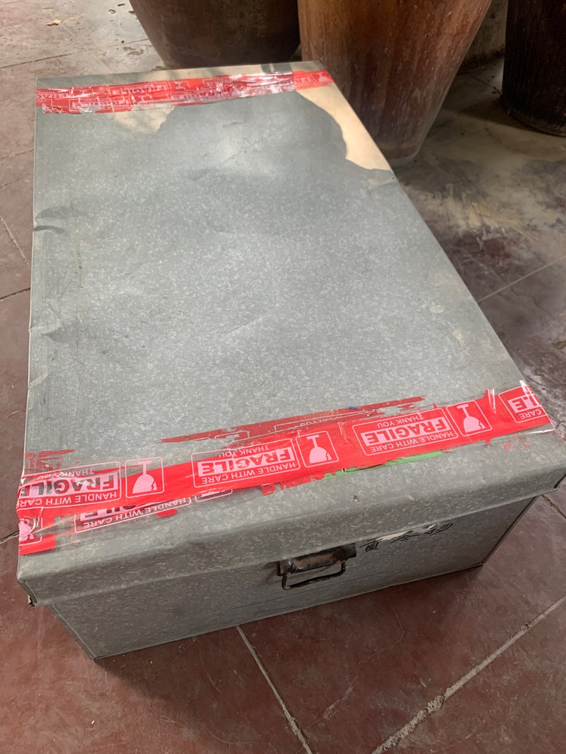 Galvanized Storage Trunk Box |Multi Purpose Galvanized Storage ...
