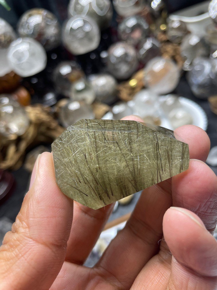 Natural Hair Crystal Irregular Shape, Women's Fashion, Jewelry ...