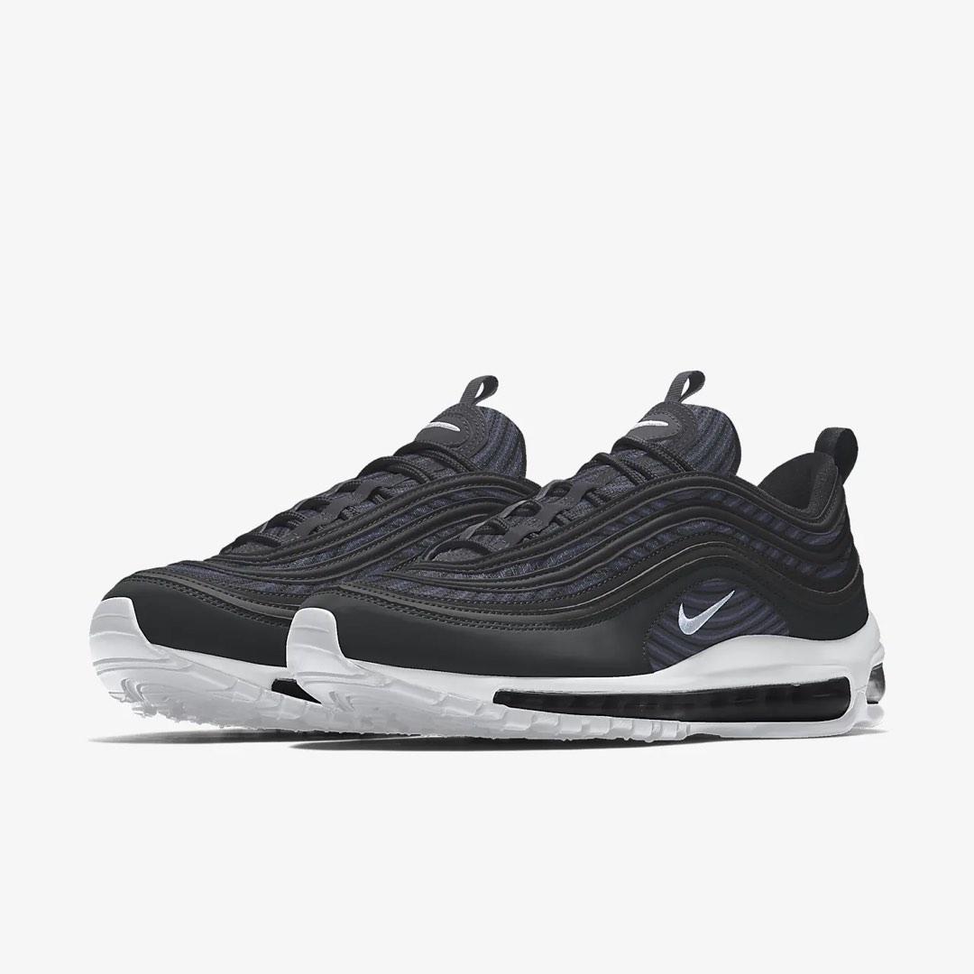 Nike air max 75 黑白 運動鞋 休閒鞋, 她的時尚, 鞋, 運動鞋在旋轉拍賣