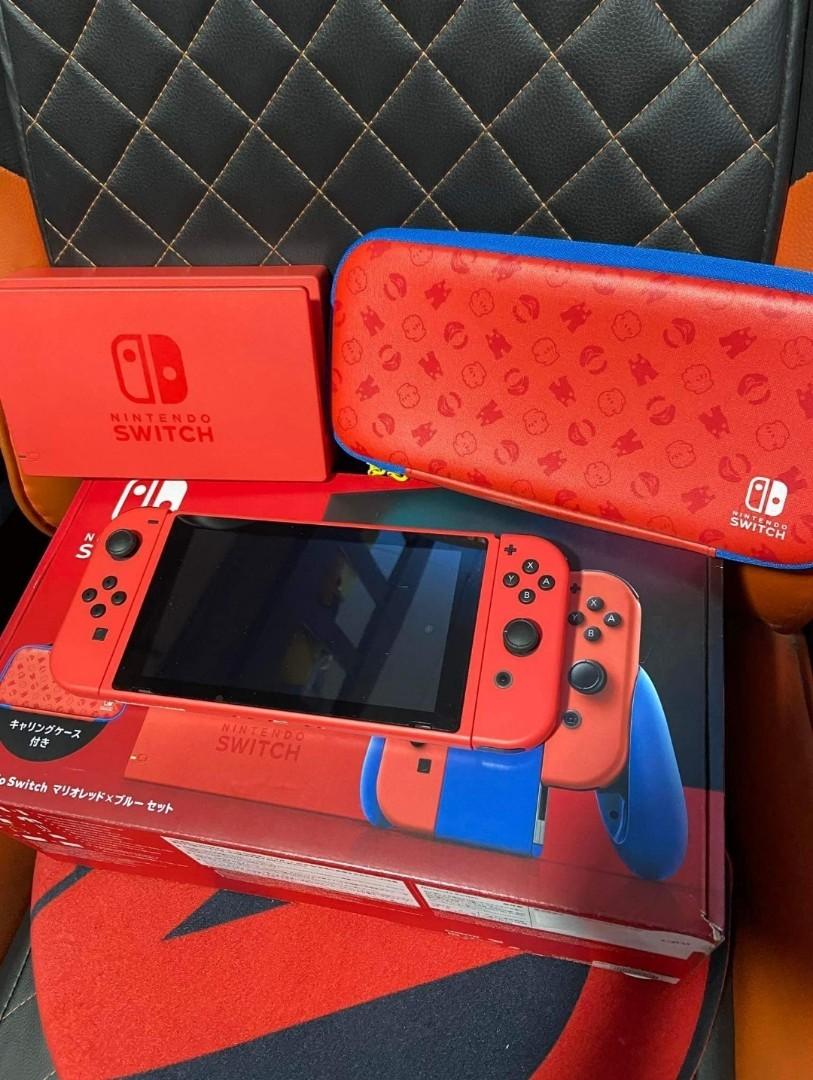 Nintendo Switch V2 Mario Edition Complete, Video Gaming, Video Game ...