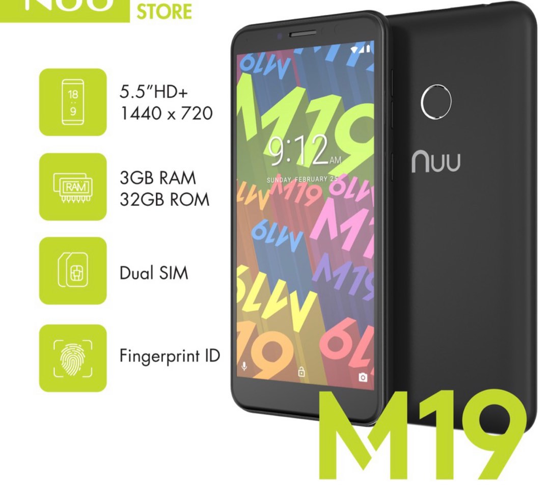 NUU Mobile M19 Intrinsically Safe Smartphone without Camera and GPS ...
