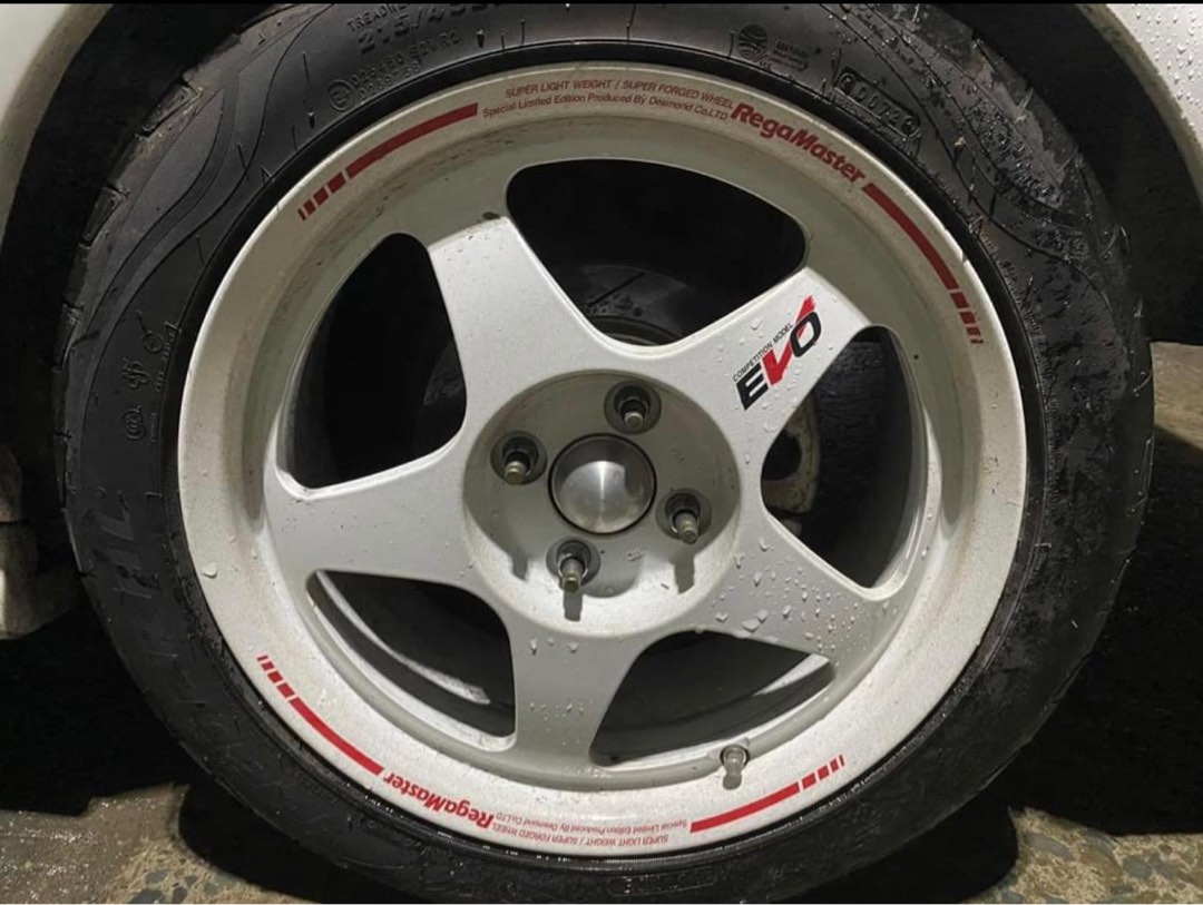 Orig rega master 16x7 38offset 4x100, Car Parts & Accessories, Mags and ...