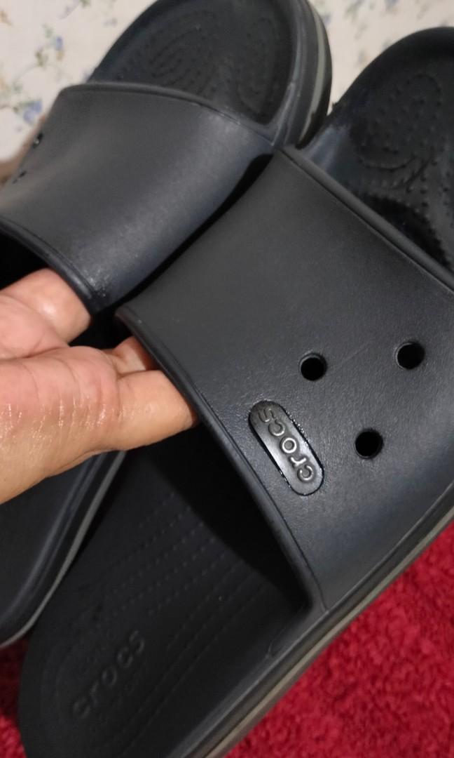 Original Crocs Iconic Slides, Men's Fashion, Footwear, Slippers ...