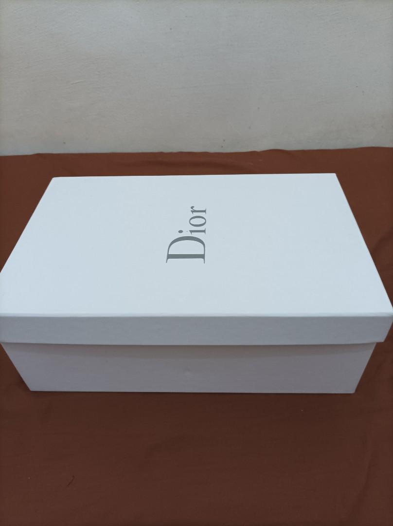 Original Dior shoe box with card, Luxury, Bags & Wallets on Carousell
