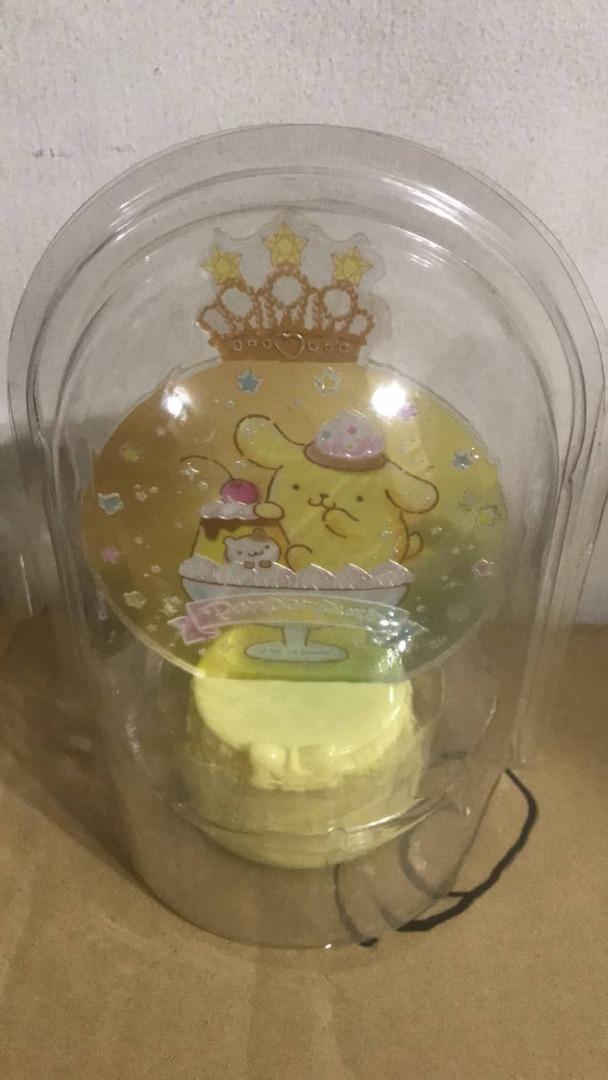Original Sanrio Pompompurin Flashlight Room Light Snow Globe, Furniture ...