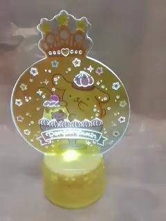 Original Sanrio Pompompurin Flashlight Room Light Snow Globe, Furniture ...