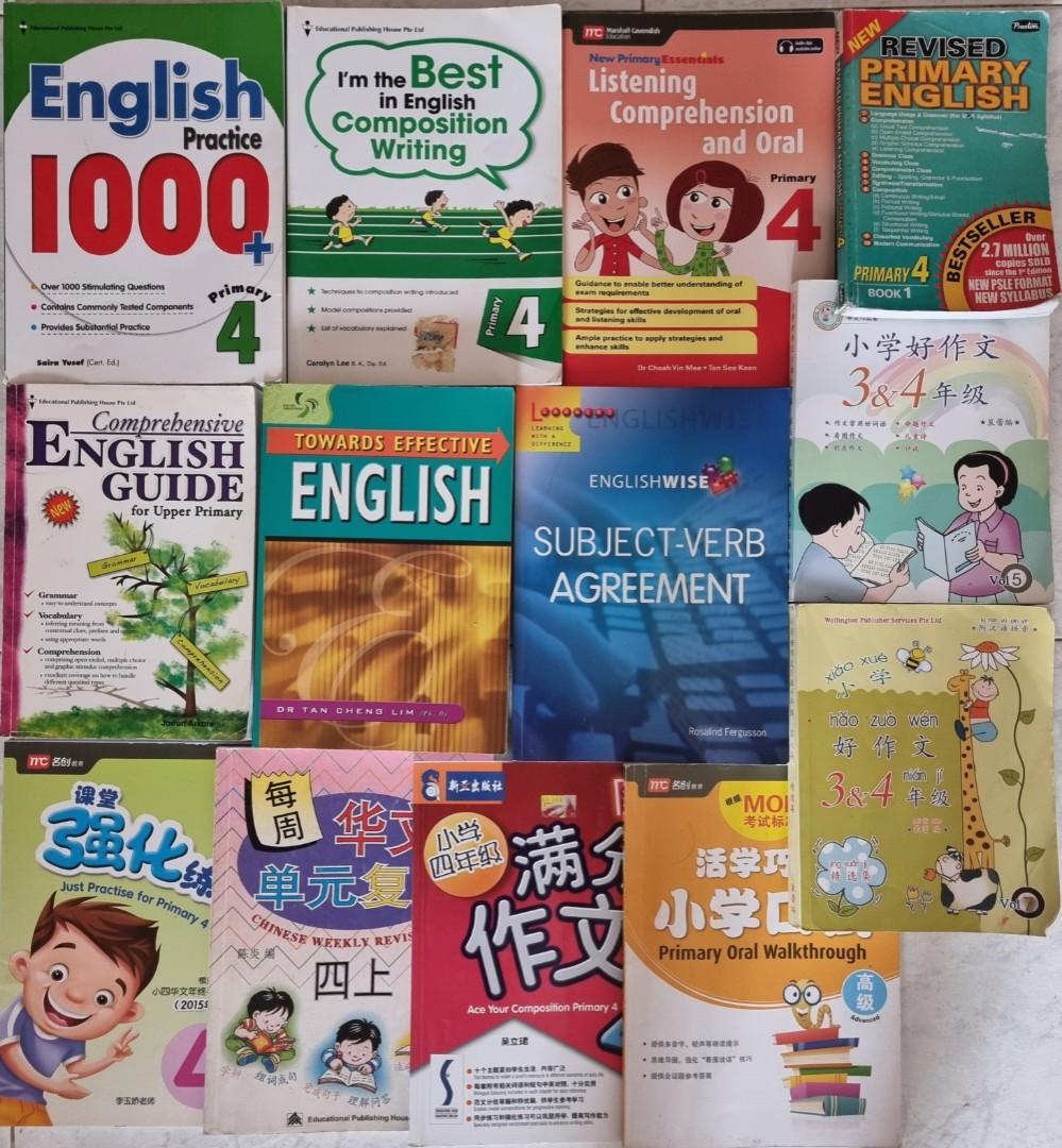 P4 English assessment books (English practice/Composition Writing ...