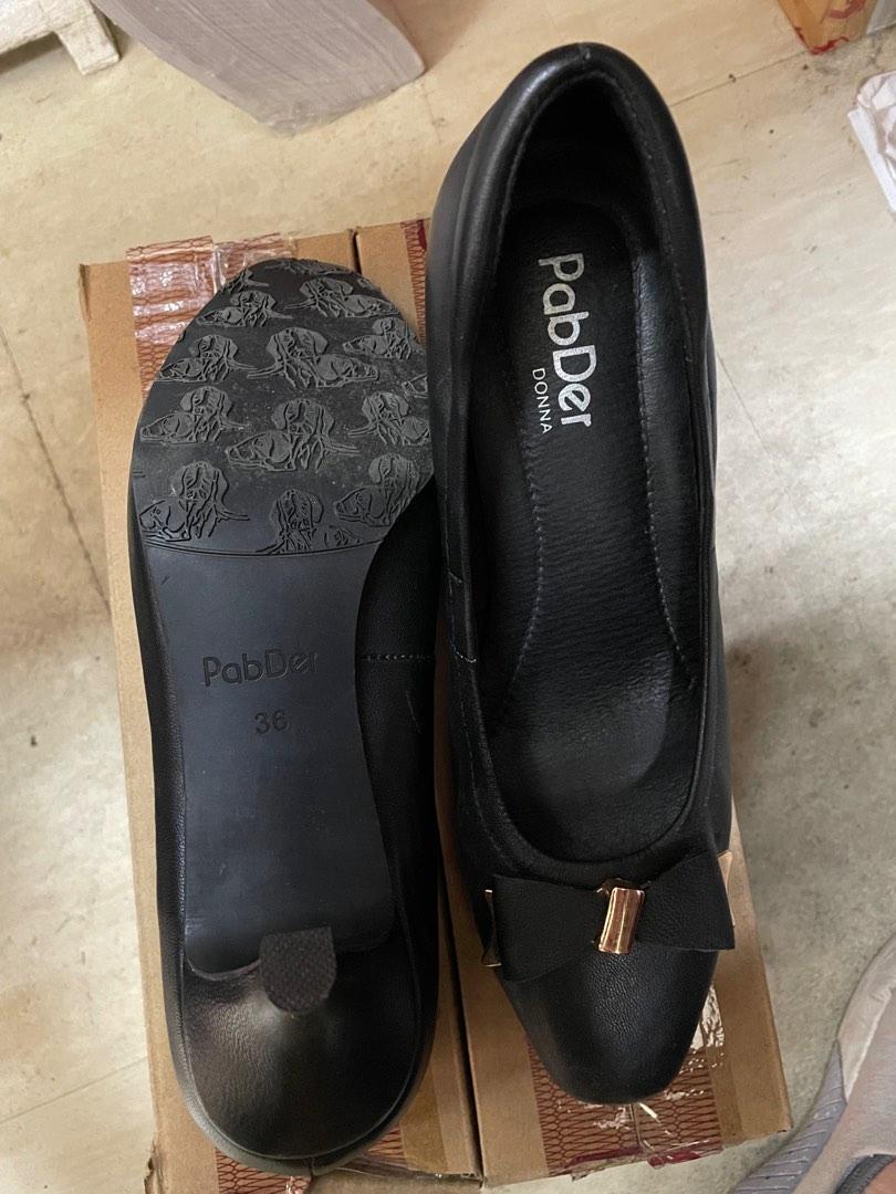 Pabder Black Shoes, Women's Fashion, Footwear, Heels on Carousell