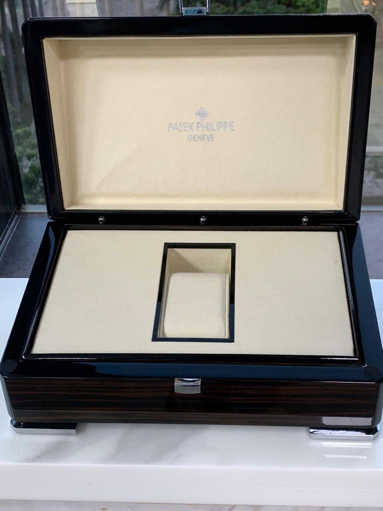 Patek Philippe big wooden box with outer box, 名牌, 手袋及銀包 - Carousell