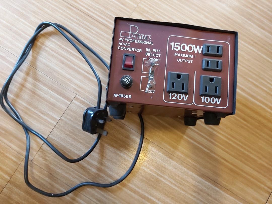Patronics Adaptor 變壓火牛, 家庭電器, 轉插器及插頭 - Carousell