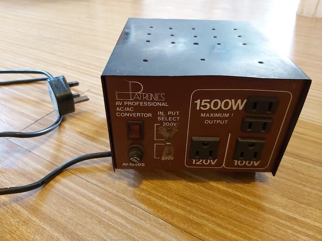 Patronics Adaptor 變壓火牛, 家庭電器, 轉插器及插頭 - Carousell