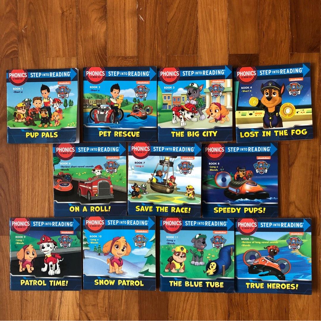 Paw Patrol Step into Reading phonics set of 11 picture books English ...