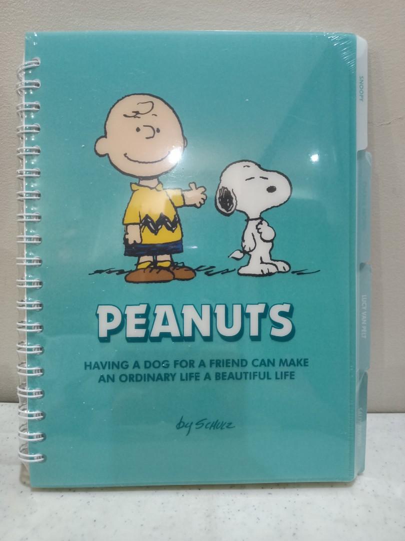 Peanuts License Snoopy Large Index Notebook, Hobbies & Toys, Stationary ...