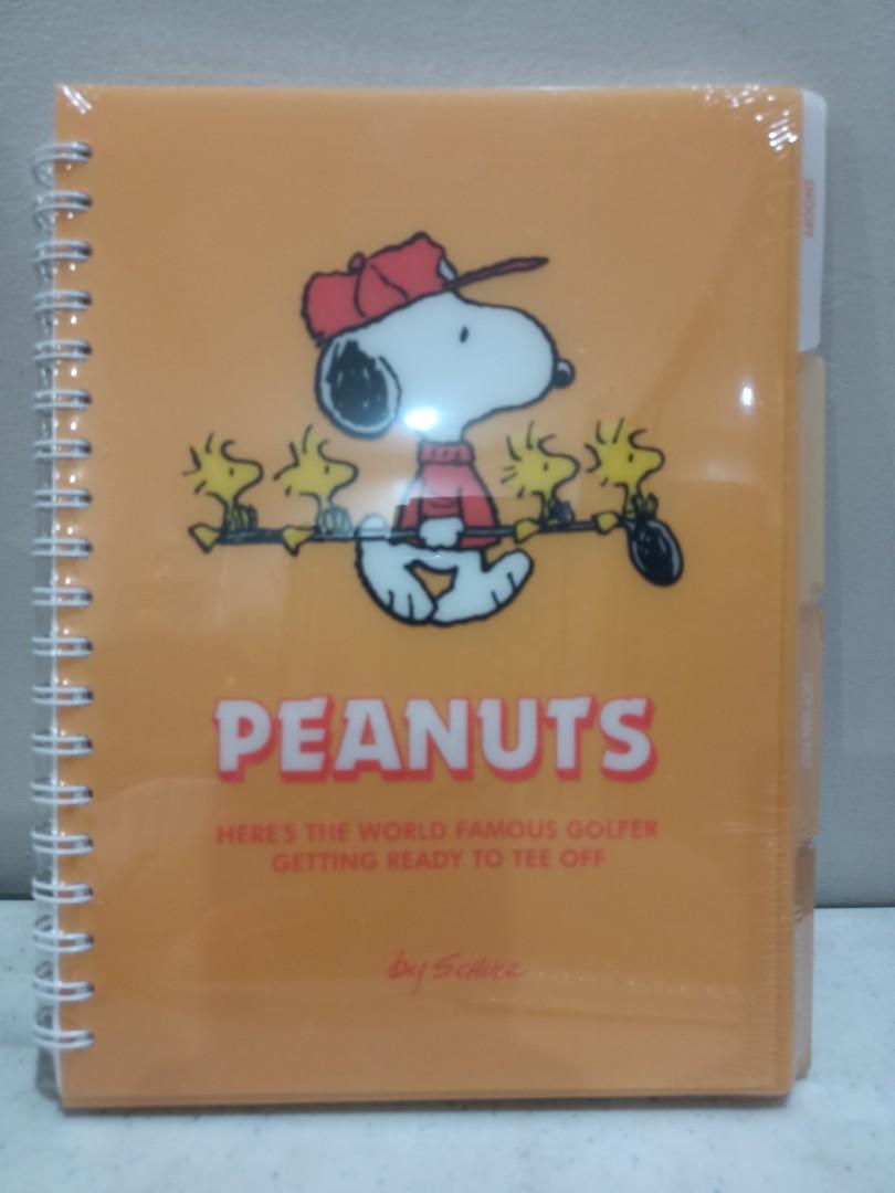 Peanuts License Snoopy Large Index Notebook, Hobbies & Toys, Stationary ...