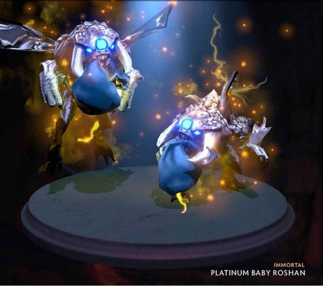 Dota 2 Platinum Baby Roshan, Video Gaming, Gaming Accessories, In-Game ...