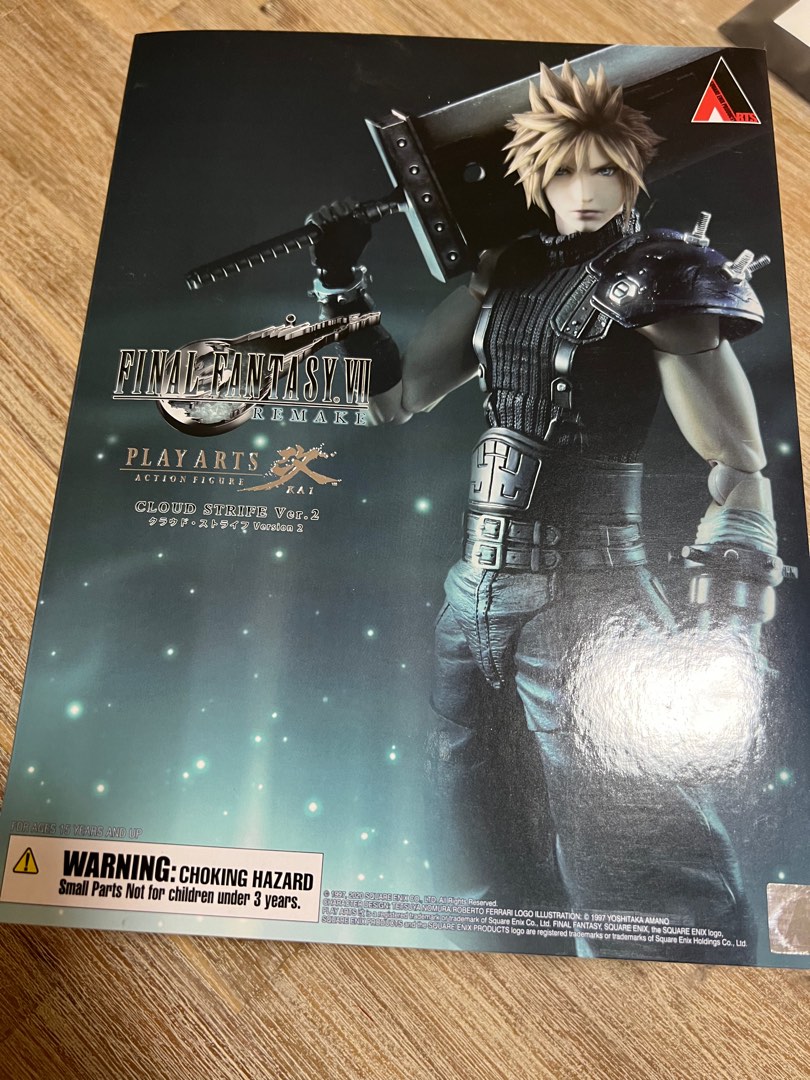 Playarts Kai FFVIII Remake Cloud Ver. 2, Hobbies & Toys, Toys & Games ...