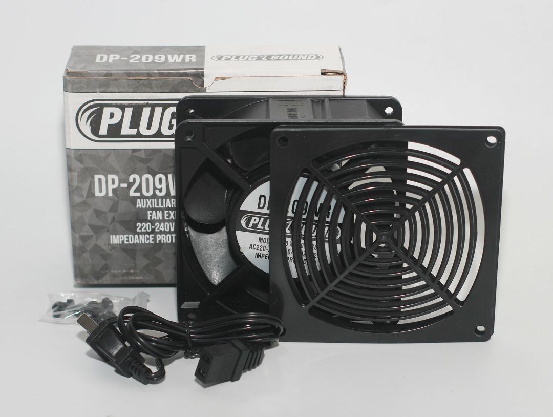 PLUG and SOUND EXHAUST FAN DP-209WR, 220-240V 0.25A 120x120x38mm ...