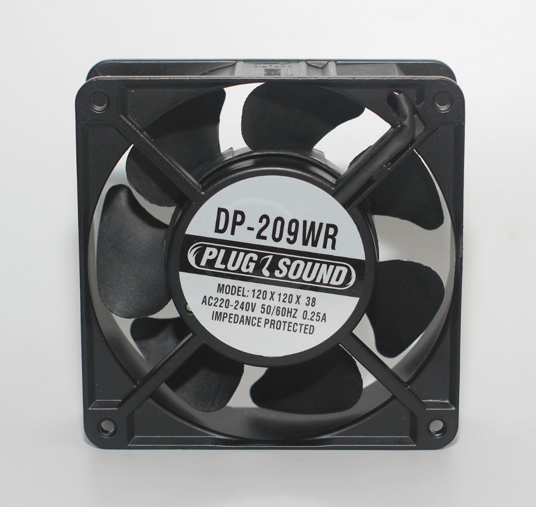 PLUG and SOUND EXHAUST FAN DP-209WR, 220-240V 0.25A 120x120x38mm ...