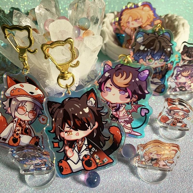 [po] luxiem chibi keychain and mini standee, Hobbies & Toys ...