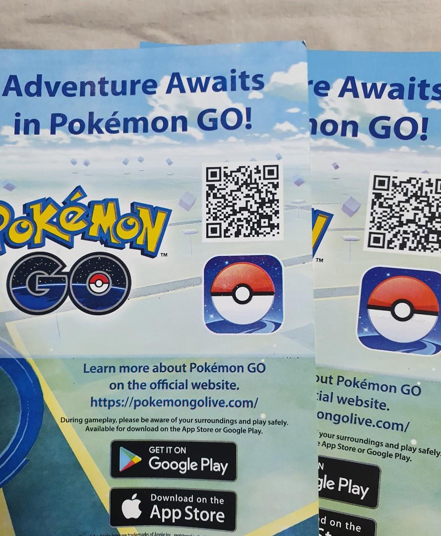 Pokemon go code card, Video Gaming, Gaming Accessories, In-Game ...